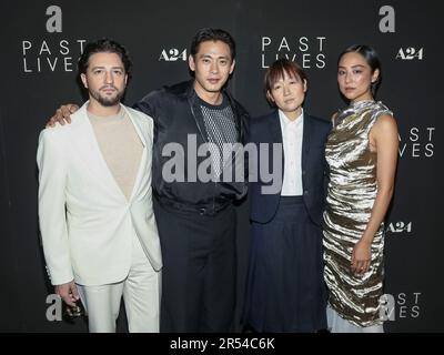PAST LIVES, from left: Teo YOO, Greta Lee, 2023. ph: Jon Pack / © A24 ...