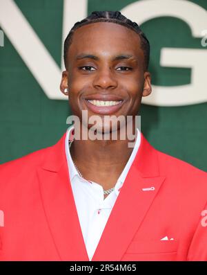 Marquis Mookie Cook arrives at The Shooting Stars Premiere held at The ...