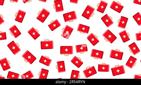 medical kits equipment pattern background Stock Vector Image & Art - Alamy