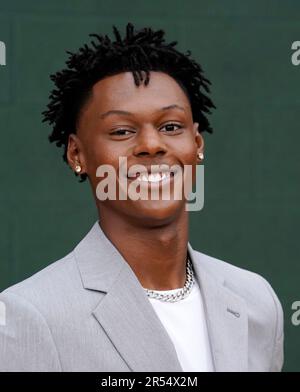 Avery S. Wills Jr. poses at the premiere of the Peacock film "Shooting ...