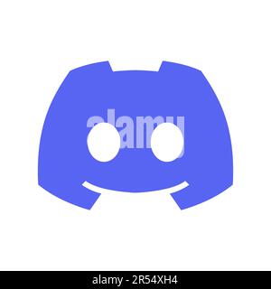 Discord social logotype in a flat style. Vector illustration of social ...