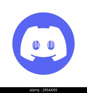 Discord social logotype in a flat style. Vector illustration of social ...