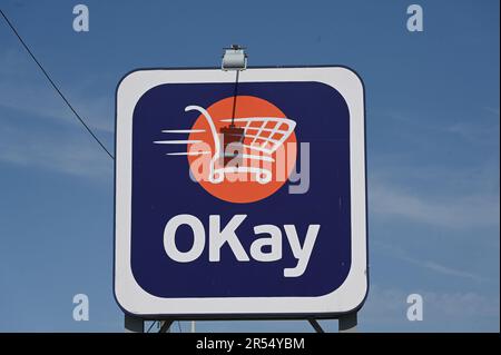 Branch of a OKay supermarket Stock Photo - Alamy