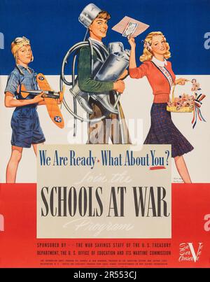 Us Army 1942 - Vintage U.S Propaganda Poster Stock Photo - Alamy