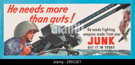 Old American machine gun. Vintage automatic weapon. Armament of the ...