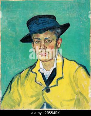 Portrait of Armand Roulin, oil on canvas painting by Vincent van Gogh ...