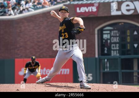 Pittsburgh Pirates pitcher Mitch Keller delivers a pitch against the ...