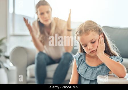 Naughty child. Kids behavior. Education problem. Portrait of offended ...