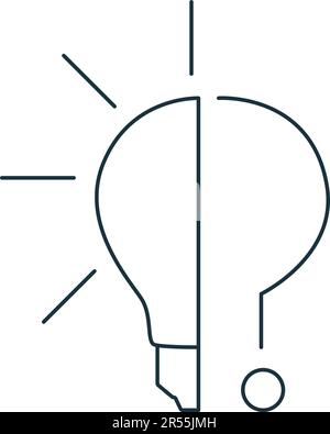 Solution icon. Monochrome simple sign from critical thinking collection ...