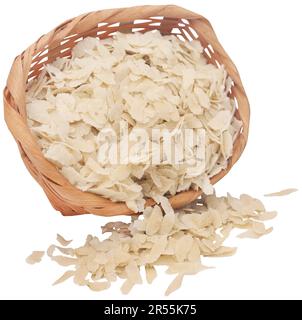 Fresh flattened rice of South East Asia Stock Photo - Alamy