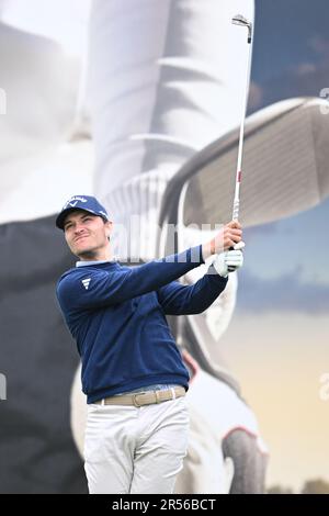 Rasmus HØJGAARD HOJGAARD in action, playing at the Betfred British ...