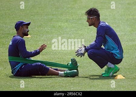 Naim Sheikh during the Bangladeshi national cricketers attend practice ...