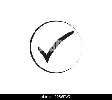 Check mark, tik sign icon Stock Vector Image & Art - Alamy