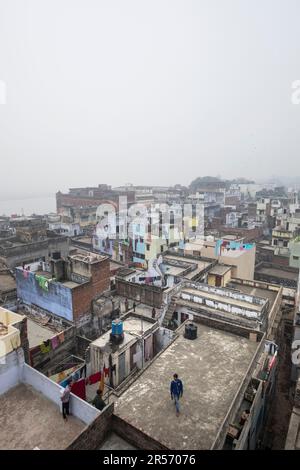 Landscape of Benares or Varanasi, Uttar Pradesh Stock Photo - Alamy