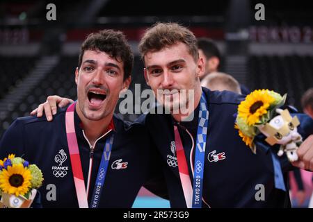 AUG 7, 2021 - Tokyo, Japan: Yacine LOUATI #19 of Team France in the ...