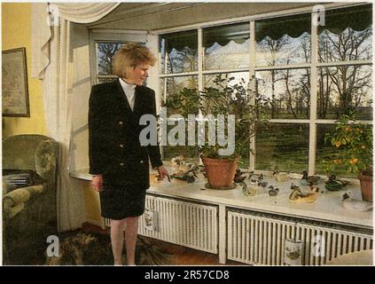 La princesse Donata de Castell-Rüdenhausen avec son fils Louis ...