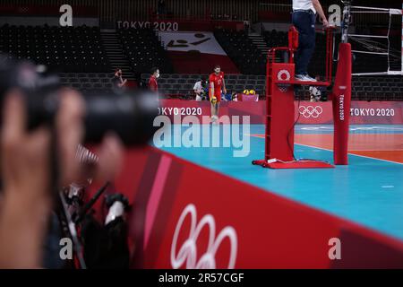 AUG 7, 2021 - Tokyo, Japan: Maxim MIKHAYLOV #17 of Team Russia in the ...