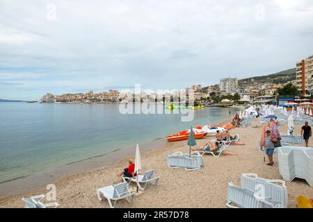 Albania. Balkan Peninsula. Sarande. Beach Stock Photo - Alamy