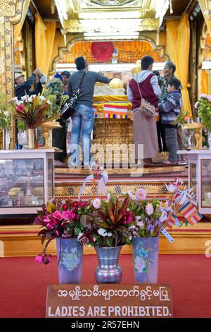 Myanmar, Inle lake, Innlay Paung Daw Oo Paya Stock Photo - Alamy
