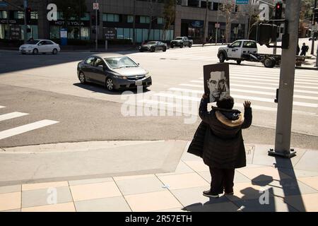 Latora Green, co-founder of the Valley of Change, outside the Sherman ...