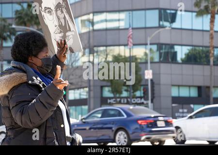 Latora Green, co-founder of the Valley of Change, outside the Sherman ...