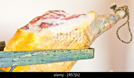 Jamon iberico, Iberian ham, also called pata negra, the most espensive ...