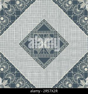 Seamless pattern inspired from traditional Danish Hedebo embroidery ...