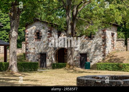 Eastern gate Porta Pricipalis Sinistra, side gate, Roman fort Saalburg ...