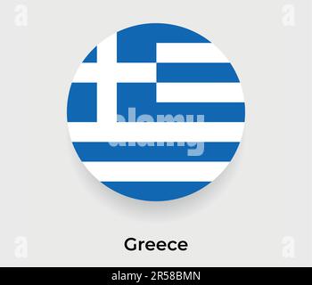 Greece map collection. Country shape with colored regions. Light Blue ...