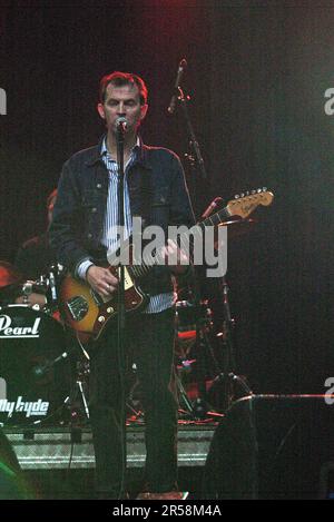 Sean Kelly of the Models performing at the Homebake music festival. The ...