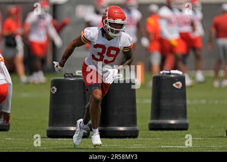 Kansas City Chiefs cornerback Reese Taylor participates in a drill ...