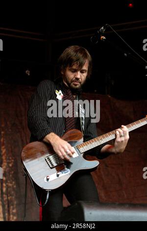 Stuart Macleod of Eskimo Joe performing at the Big Day Out music ...