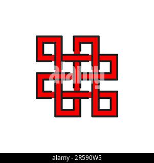Shrivatsa ancient symbol considered auspicious in Hinduism and Jainism ...