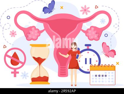 HRT or Hormone Replacement Therapy Acronym Vector Illustration with ...