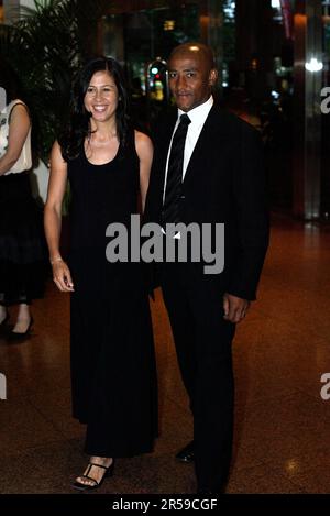 George Gregan and Erica Gregan at the Hollywood Nights charity dinner ...