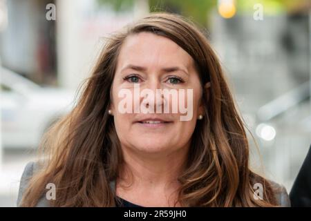 Kristen Morrissey is seen leaving the Perth Magistrates Court, in Perth ...