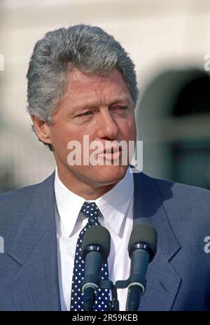 President Bill Clinton with the Canadian Prime Minister Jean Chretien ...