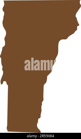 BROWN CMYK color map of USA Stock Vector Image & Art - Alamy