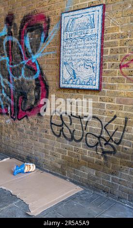 William Blake mosaics reproducing his famous historical paintings in ...