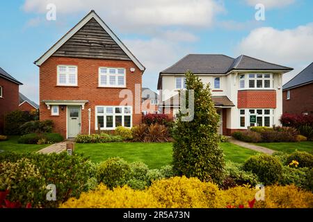 Redrow homes at Plas Ty Draw, Cardiff in Wales Stock Photo - Alamy