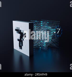 Image of convolutional neural network. Teaching a computer to recognize hand-written numbers ...