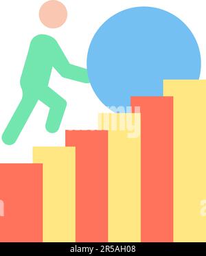 Struggle icon vector image Stock Vector Image & Art - Alamy