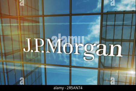 New York, USA, May 31, 2023: J.P.Morgan bank corporation headquarters ...