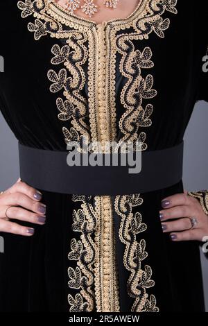 Traditional Moroccan Kaftan Worn by a Female Model Stock Photo - Alamy