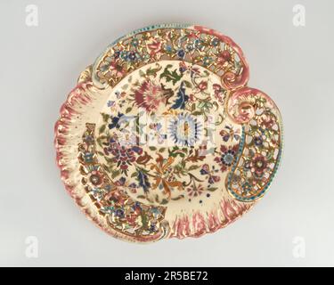 Antique 1880-1900 Fischer of Budapest reticulated pottery ewer Stock ...