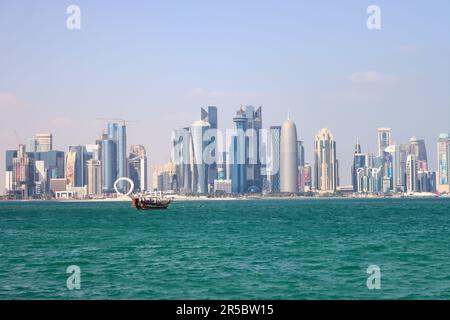November 5, 2022, Doha, Qatar: Doha Corniche and Souq Waqif show world ...