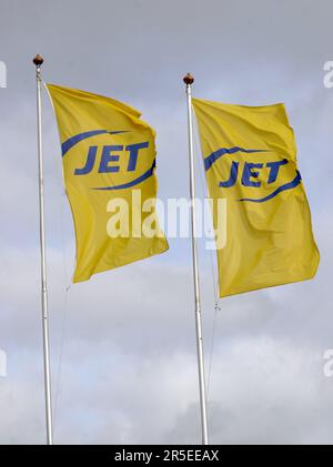 Jet Gas station Stock Photo - Alamy
