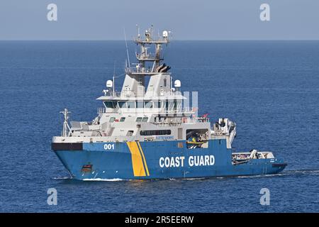Swedish Coast Guard. Ship Poseidon combines the characteristic of both ...