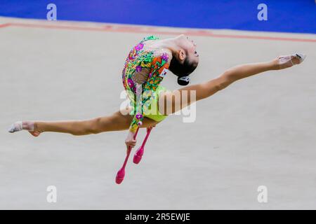 Manila, Philippines. 3rd June, 2023. Gold medalist Zhao Yating of China ...