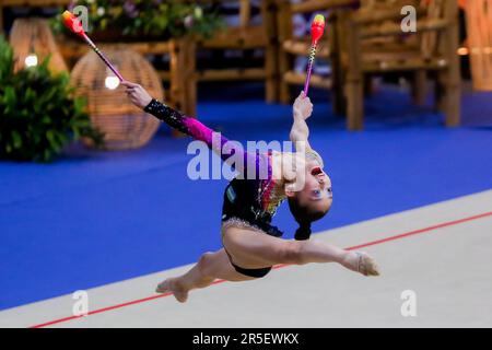 Manila, Philippines. 3rd June, 2023. Gold medalist Zhao Yating of China ...